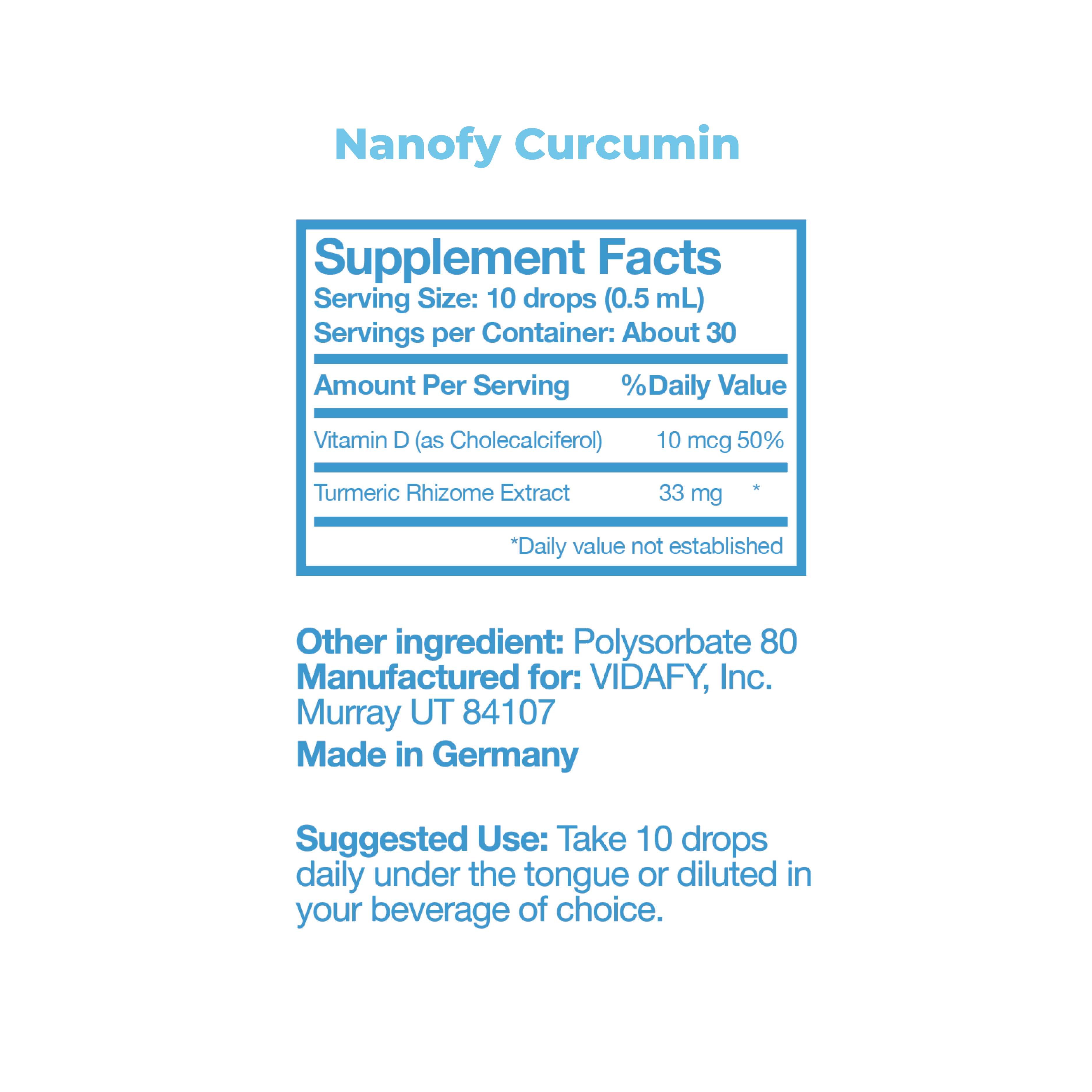 Nanofy | BioMS Products | Vidafy