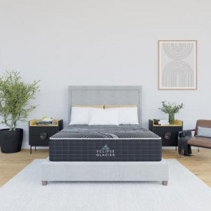 Black Ice Nano Copper Plush Hybrid Queen Mattress | Mattresses | Seat N ...