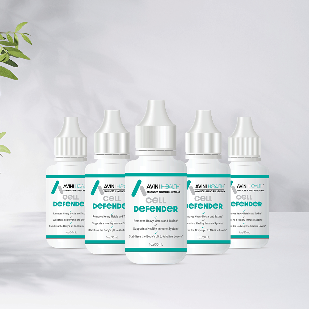 Cell Defender Five Pack Plastic Bottles | Prepacks | Avini Health