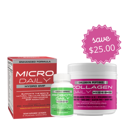 Premium Bundle EMF Hydro + Probiotic + Collagen | Active Products ...