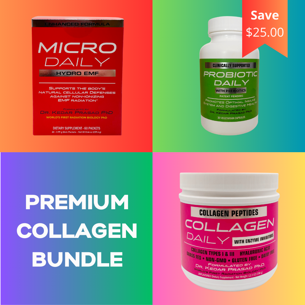Premium Bundle EMF Hydro + Probiotic + Collagen | Active Products ...