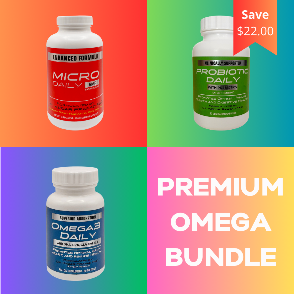 Premium Bundle - EMF+Probiotic+Omega3 | Active Products | Engage Global