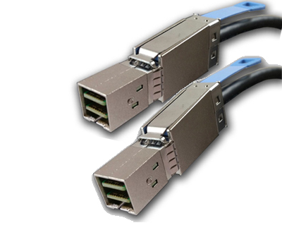 *2 Ext. HD MiniSAS (SFF-8644) to *4 12G SAS Drive (SFF-8680) Cable ...