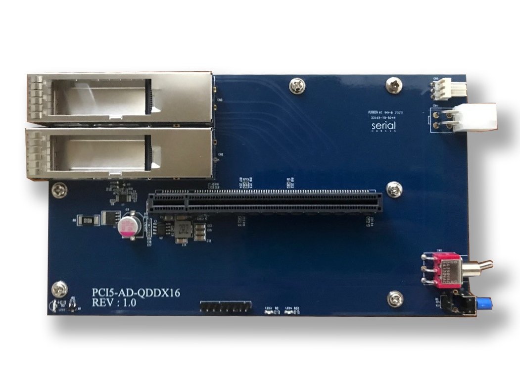 PCIe Gen5 x16 QSFP-DD to x16 AIC Adapter | Gen5 PCIe/CXL | Serial Cables