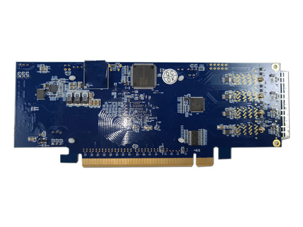 PCIe Gen4 x16 SFF-8644 Host Card with Microchip Switchtec PCIe Switch ...