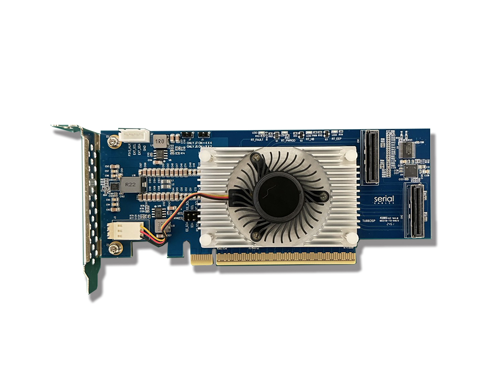 Gen5 PCIe x16 – dual x8 MCIO Internal Retimer Rev 1.2 (Phison Based ...