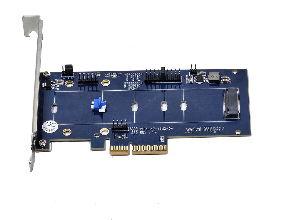 PCIe Gen5 x4 AIC to M.2 Adapter | Gen5 PCIe/CXL | Serial Cables