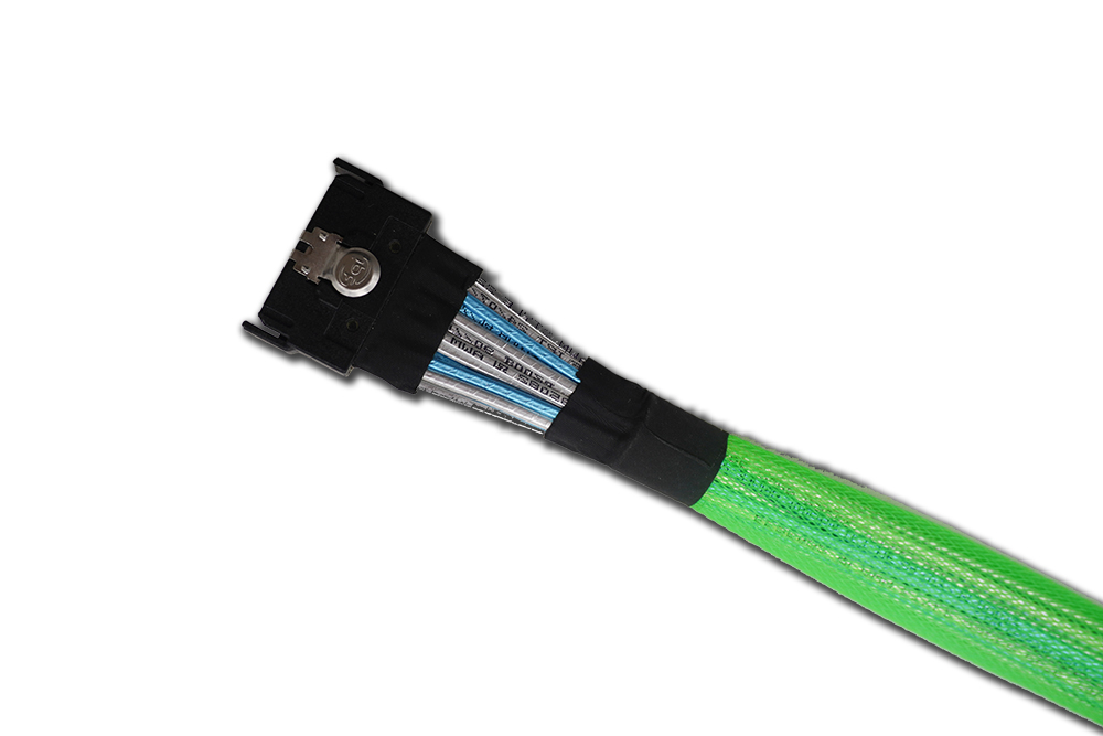 PCIe Gen5 MCIO x8 (SFF-TA-1016) 74P to *2 Multilink PCIe drive ...