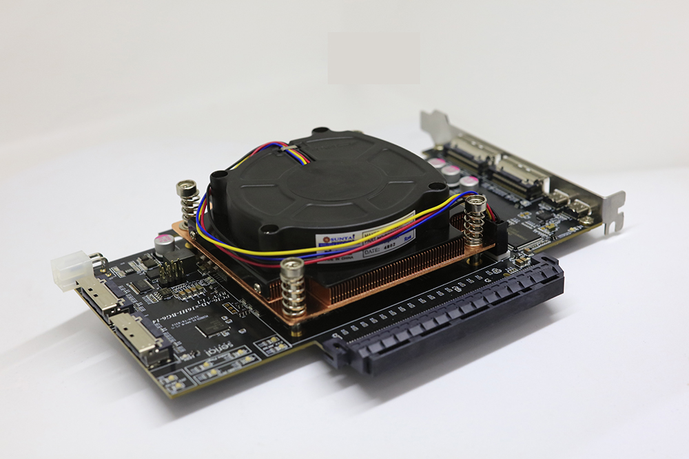 Gen6 x16 – 4, x8 MCIO Host Card w/ 1x16 Straddle Mount Connector | Gen6 ...